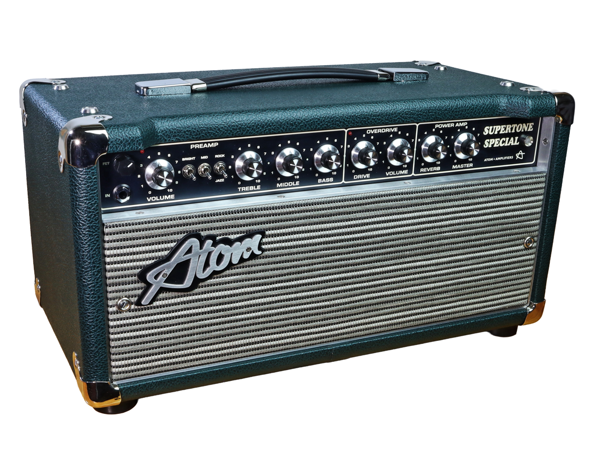 Supertone Special 50 British Green Tolex Tube Amp Head - Handmade Sound